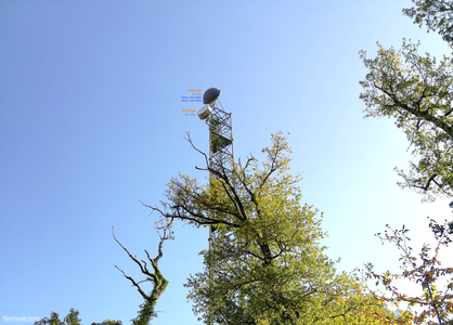 Pylône Tubulaire Orange - SFR : GSM, Faisceaux Hertziens (3880 ...